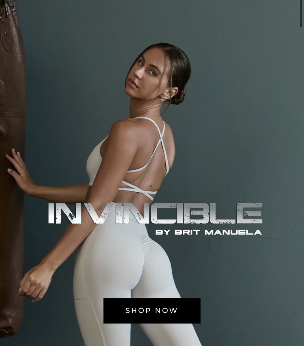 Brit Manuela on Twitter: "My Collection, INVINCIBLE, is now live! SHOP HERE https://boandtee.com ...