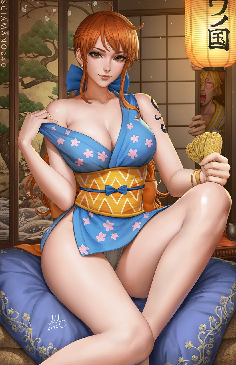Sciamano240's Art on Twitter: "Nami from One Piece, 2nd reward of the October pack. https://t.co ...
