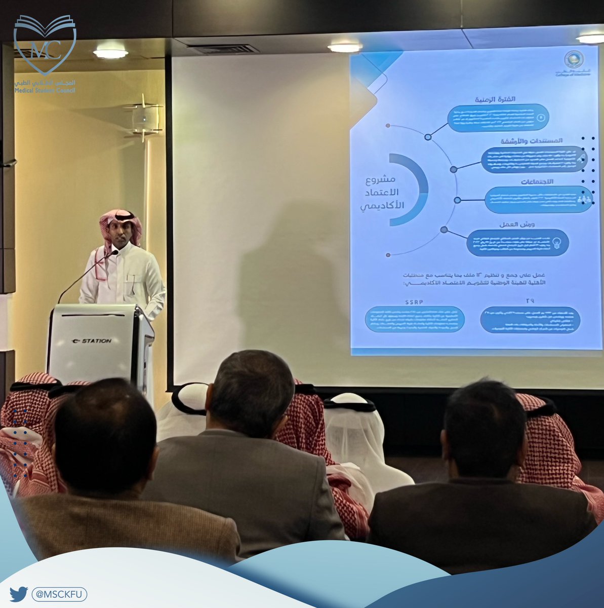 المجلس الطلابي الطبي On Twitter برعاية كريمة من معالي رئيس الجامعة الدكتور محمد بن عبدالعزيز