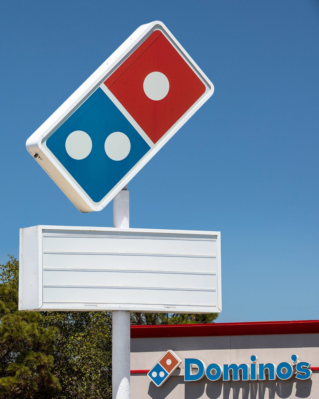 Dominos Pizza Sign