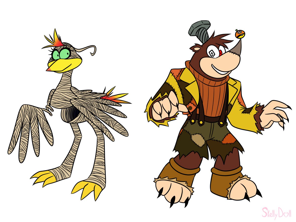 「Their buddy Sora wants to bring them somewhere cool on Hallo」💖Skelly ...