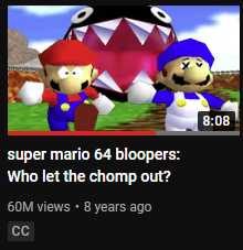 No Context SMG4 on Twitter: "Who Let the Chomp Out has hit 60 million views"