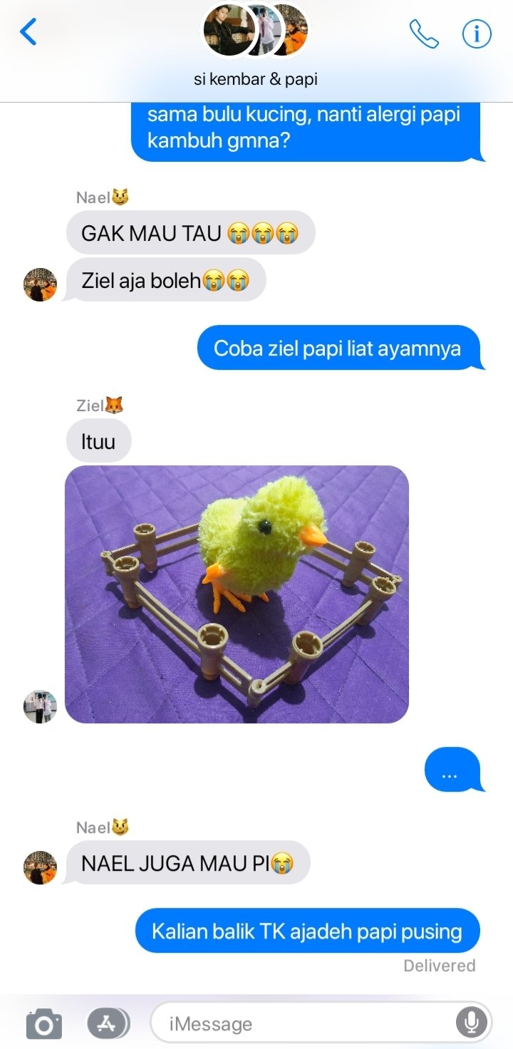 si kembar & papi / Twitter