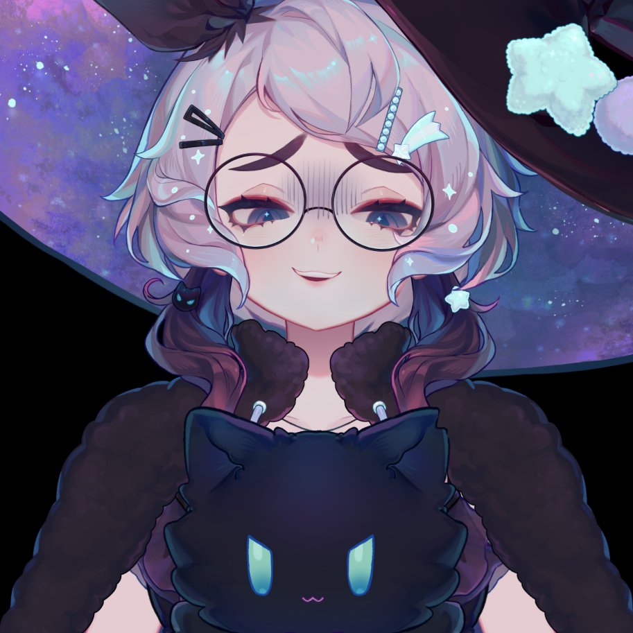 「IT'S GREAT TO BE BACK ON MY REGULAR SCHE」|Alphena 🌌 Void Witch VTuberのイラスト