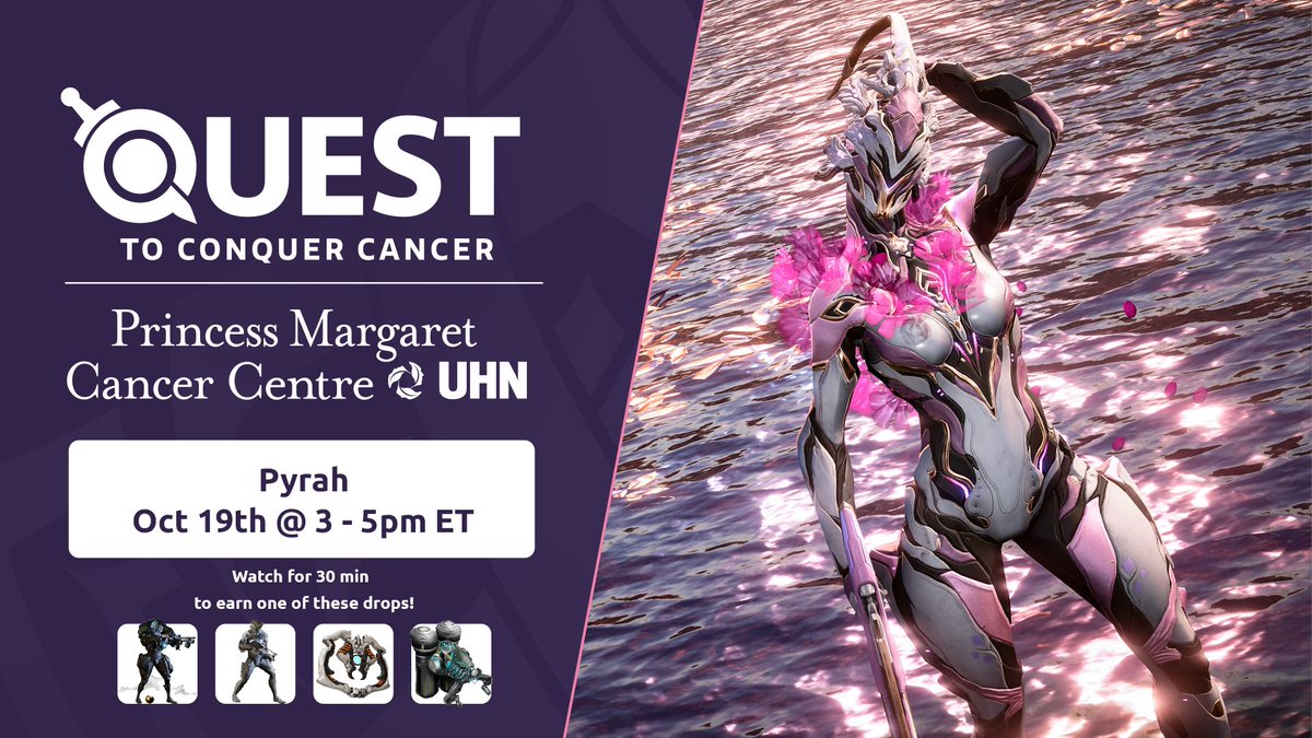 WARFRAME on Twitter: "From now until 5 p.m. ET, @PyrahTV and @Warframe Zach are live in support ...