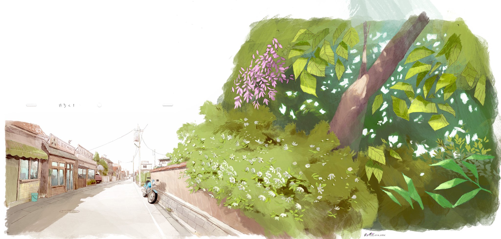 Aymeric Kevin on Twitter: "Ping Pong the Animation. Wide Shot Backgrounds https://t.co ...