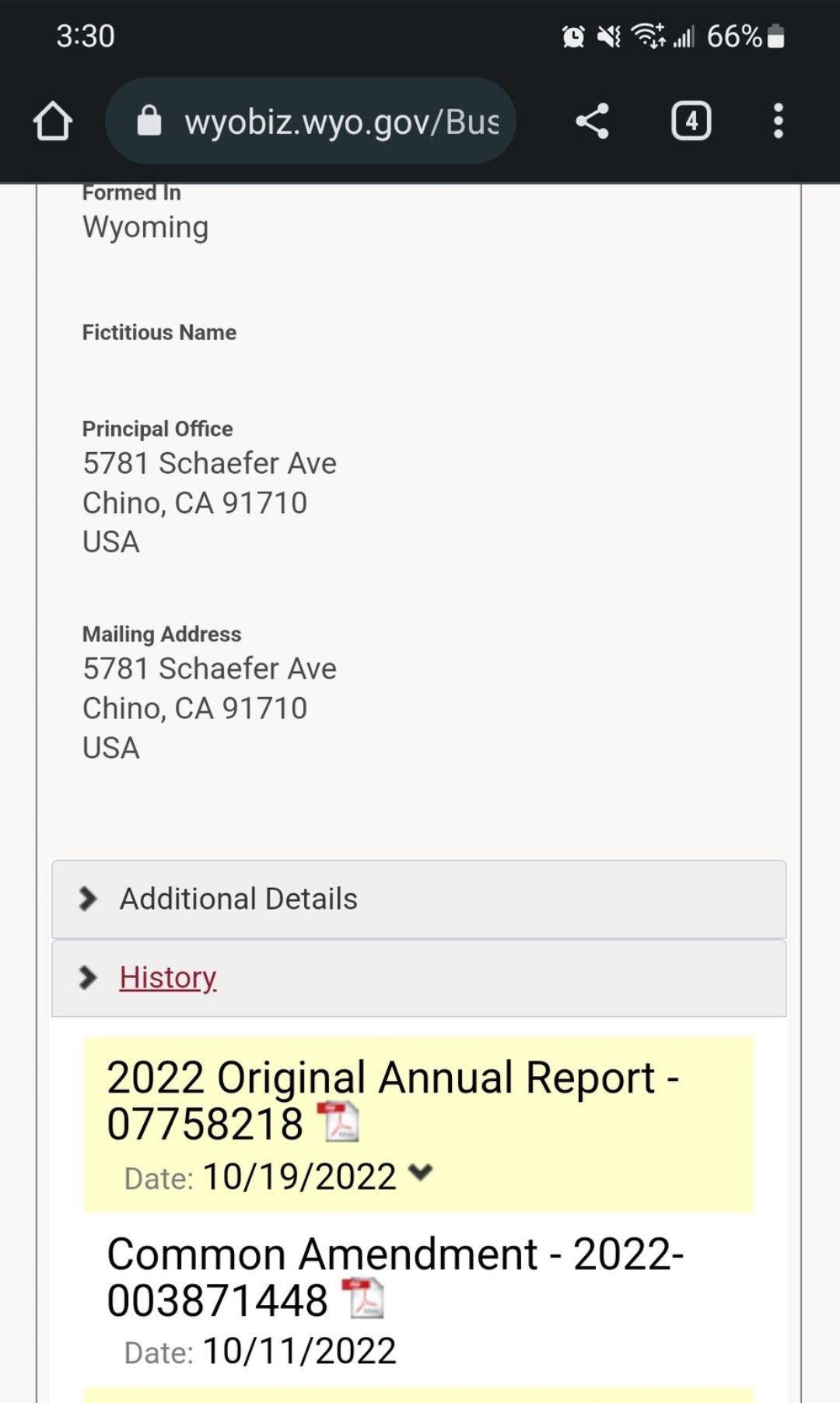 007: The Real OTC Vet on Twitter: "$HVCW Annual report for 2022 submitted on Wyoming. Once it is ...