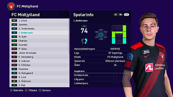 PES-FILES.RU on Twitter: "PES 2021 Joel Andersson Update by Random https://pes-files.ru/pes_2021 ...