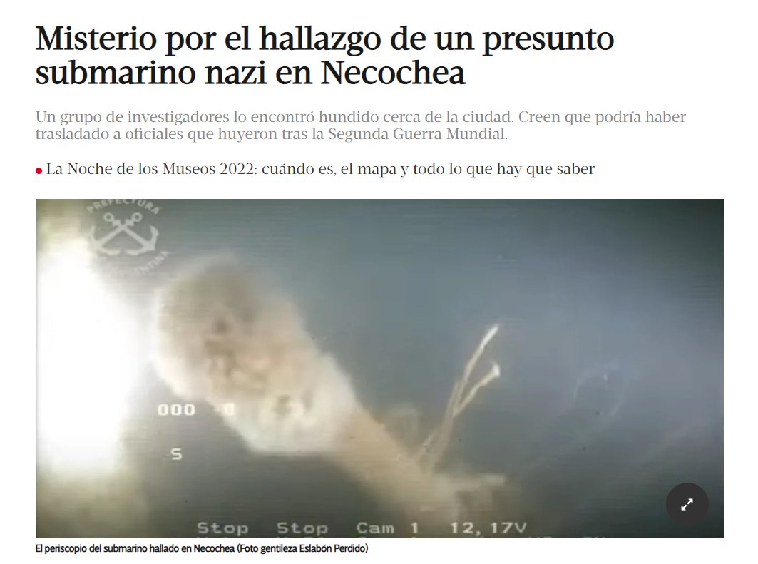 juan ruocco🧙‍♂️ on Twitter: "encuentran un submarino nazi en las costas de quequén y al día ...