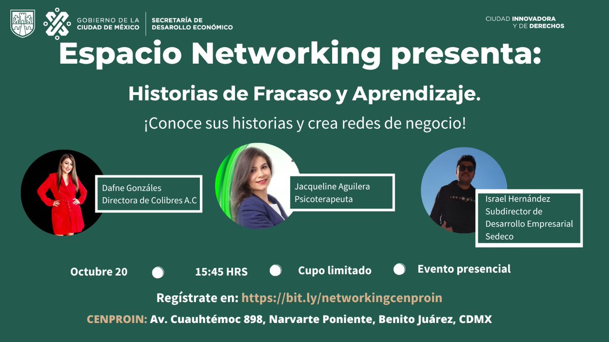 Secretaría de Desarrollo Económico on Twitter: "#SEDECO te invita a participar en los eventos ...