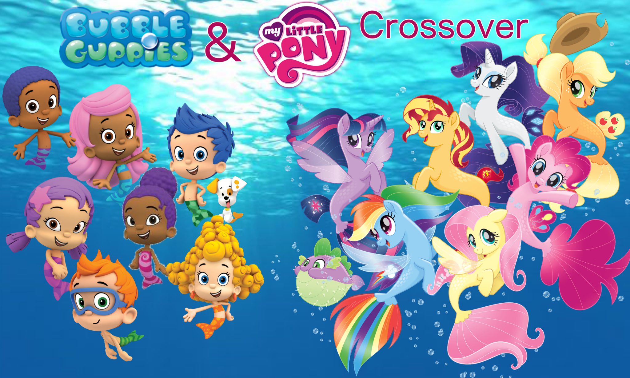 Bubble Guppies As Mlp