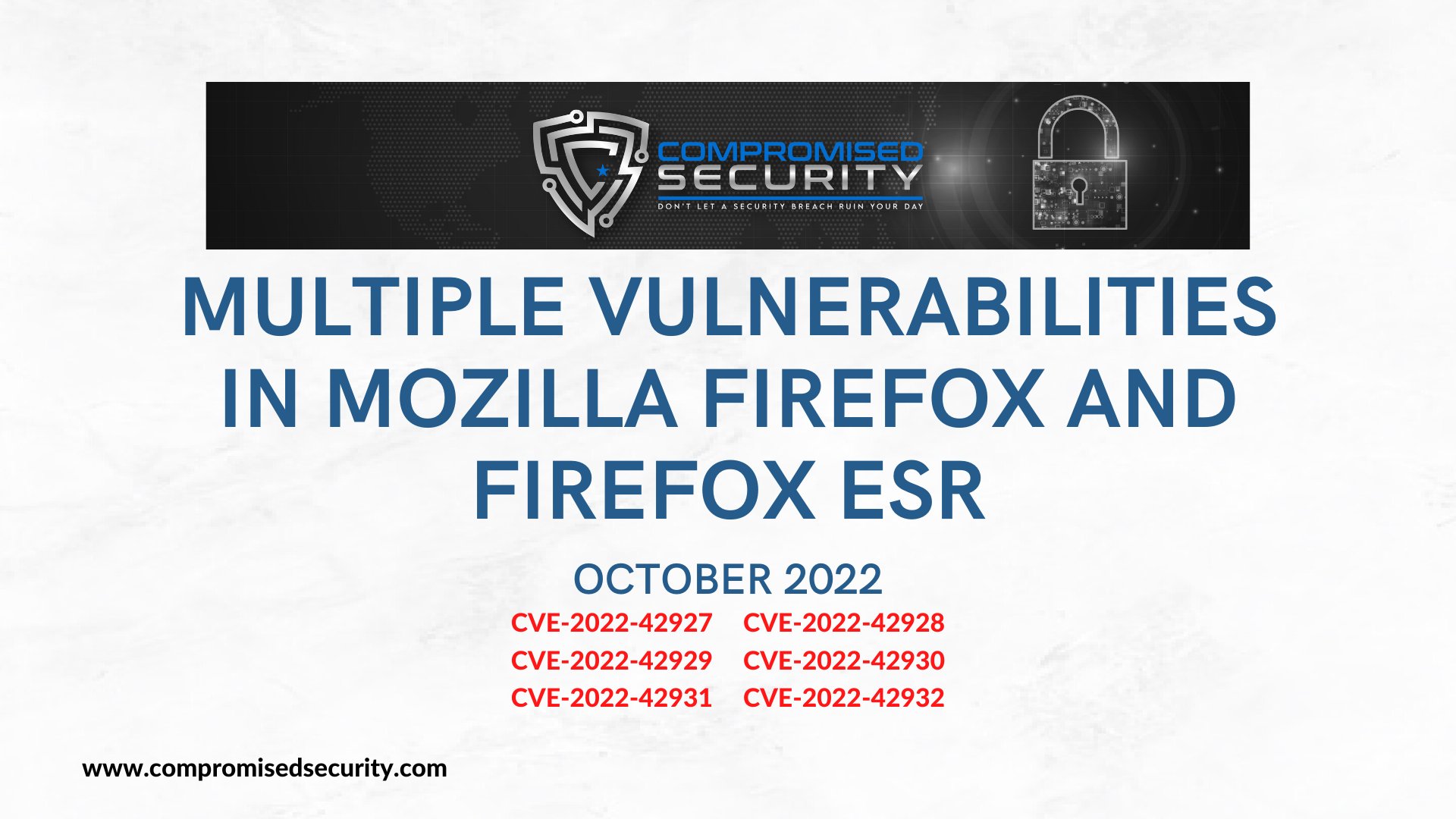 Compromised Security (@CompromisedSec) / Twitter