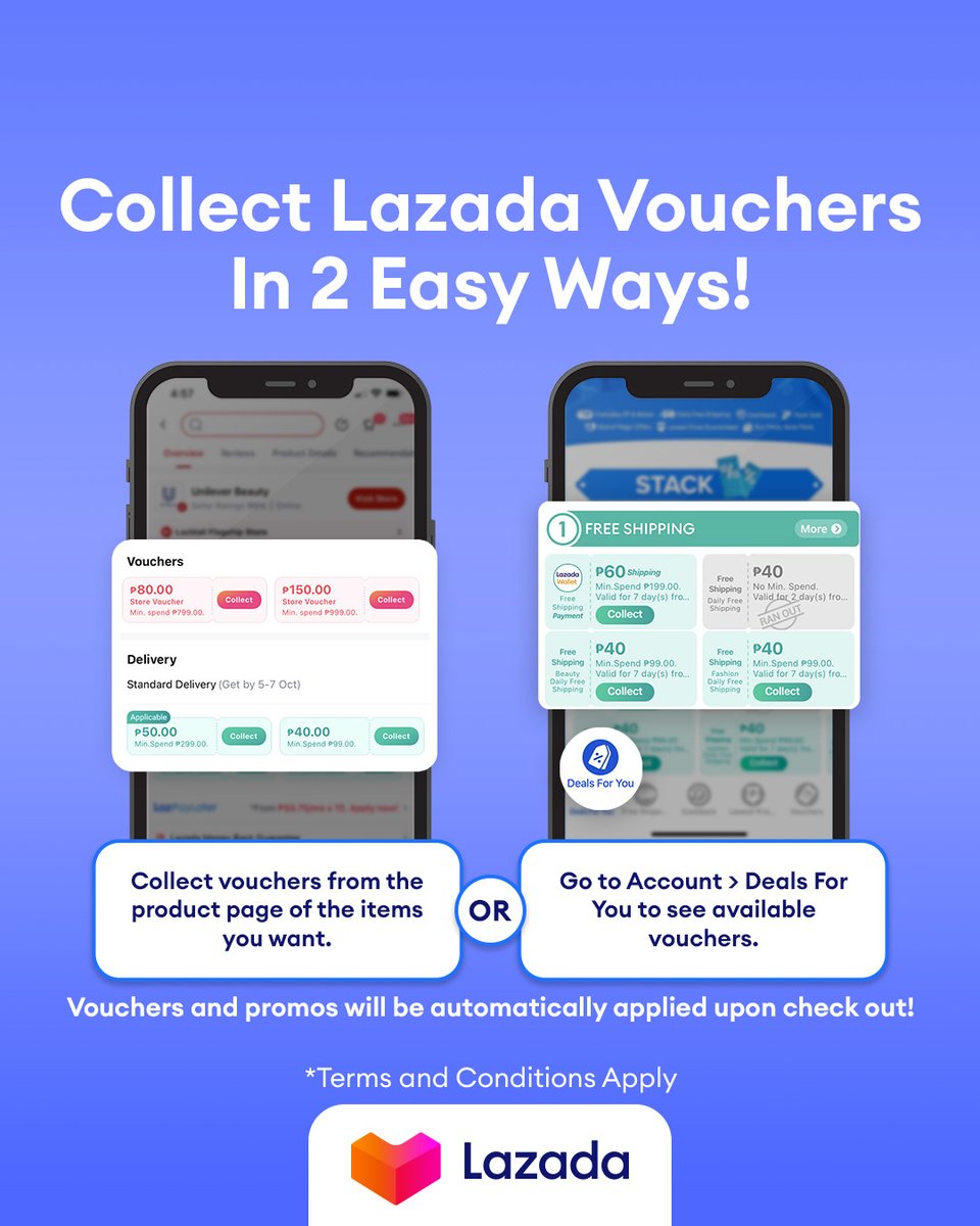 Lazada Philippines on Twitter: "Napakadali lang makakuha ng vouchers dito sa Lazada! 🤑 Here are ...