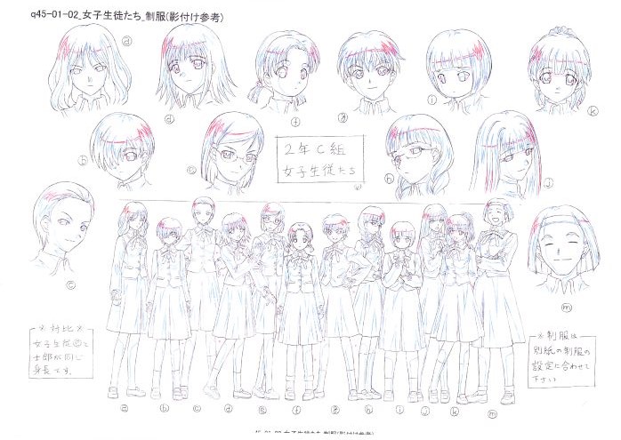 FGO「Character designs of Shirou's classmates」|Karsの漫画