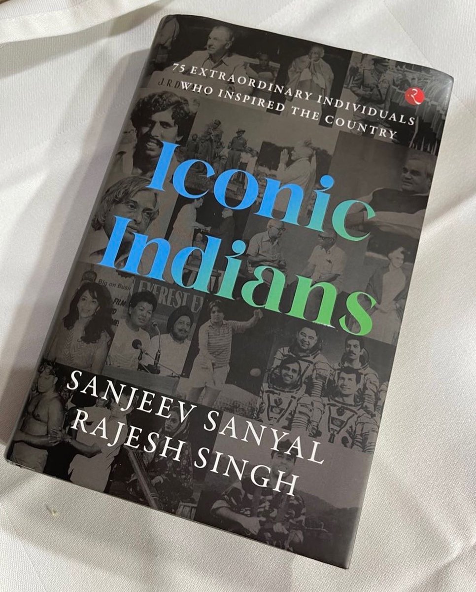 The Book Iconic Indians being released today. Written by @sanjeevsanyal ...