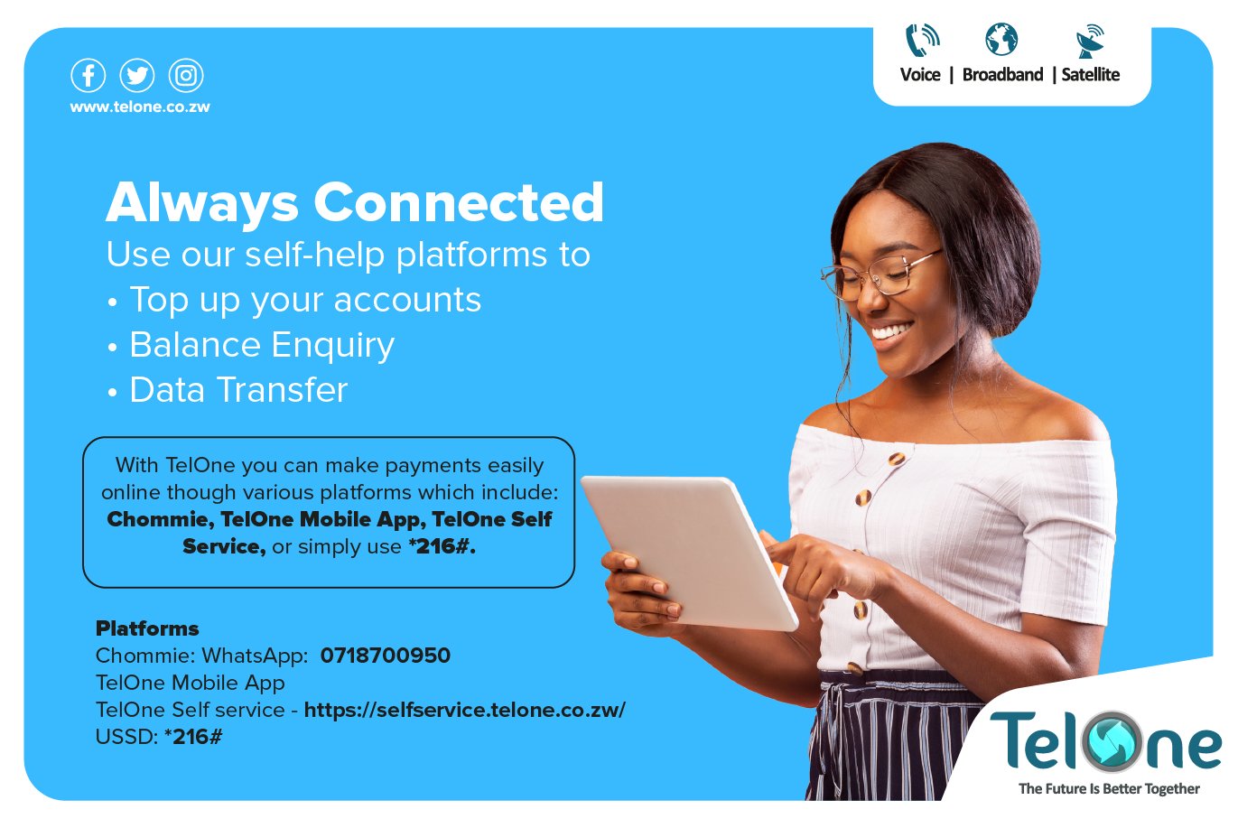 Telone Self Service Telone Digital Shop