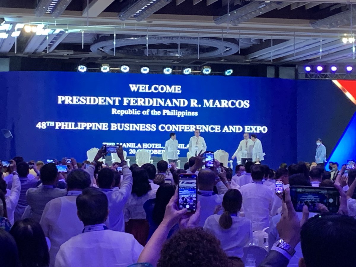 President Ferdinand Marcos, Jr. graces the 48th Philippine Business ...