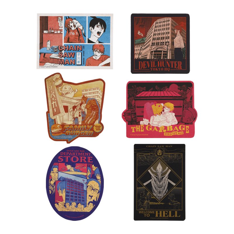 チェンソーマン【グッズ・イベント・話題】情報局 on Twitter: "【チェンソーマンフェア2022】 JCS HAPPY PLUS STOREにて 『#チェンソーマン トラベルステッカー ...