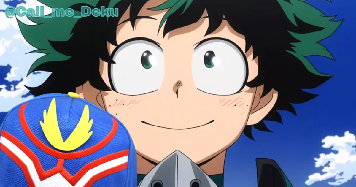 Izuku Midoriya ( Offline ) on Twitter: "*Deku gives Bakugo (@CheerleaderBaku) the hat* https://t ...