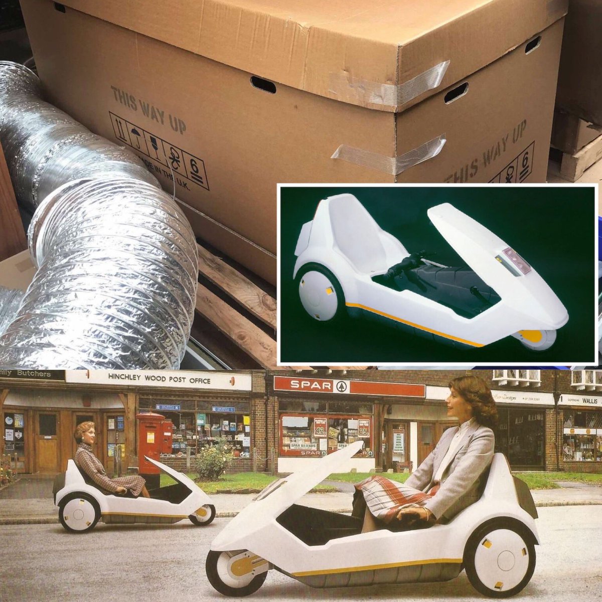 Silodrome on Twitter: "A Rare Sinclair C5: Still In The Factory Box ...