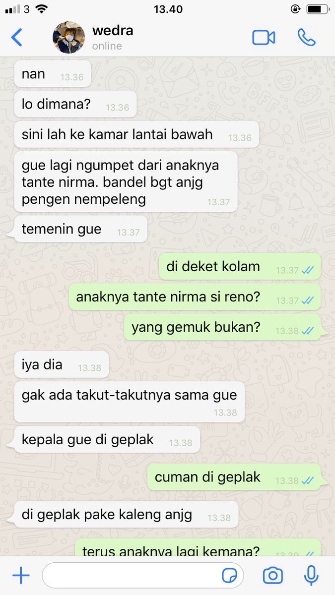 molen 2k| iyan update🚴 on Twitter: "112. anaknya tante nirma."