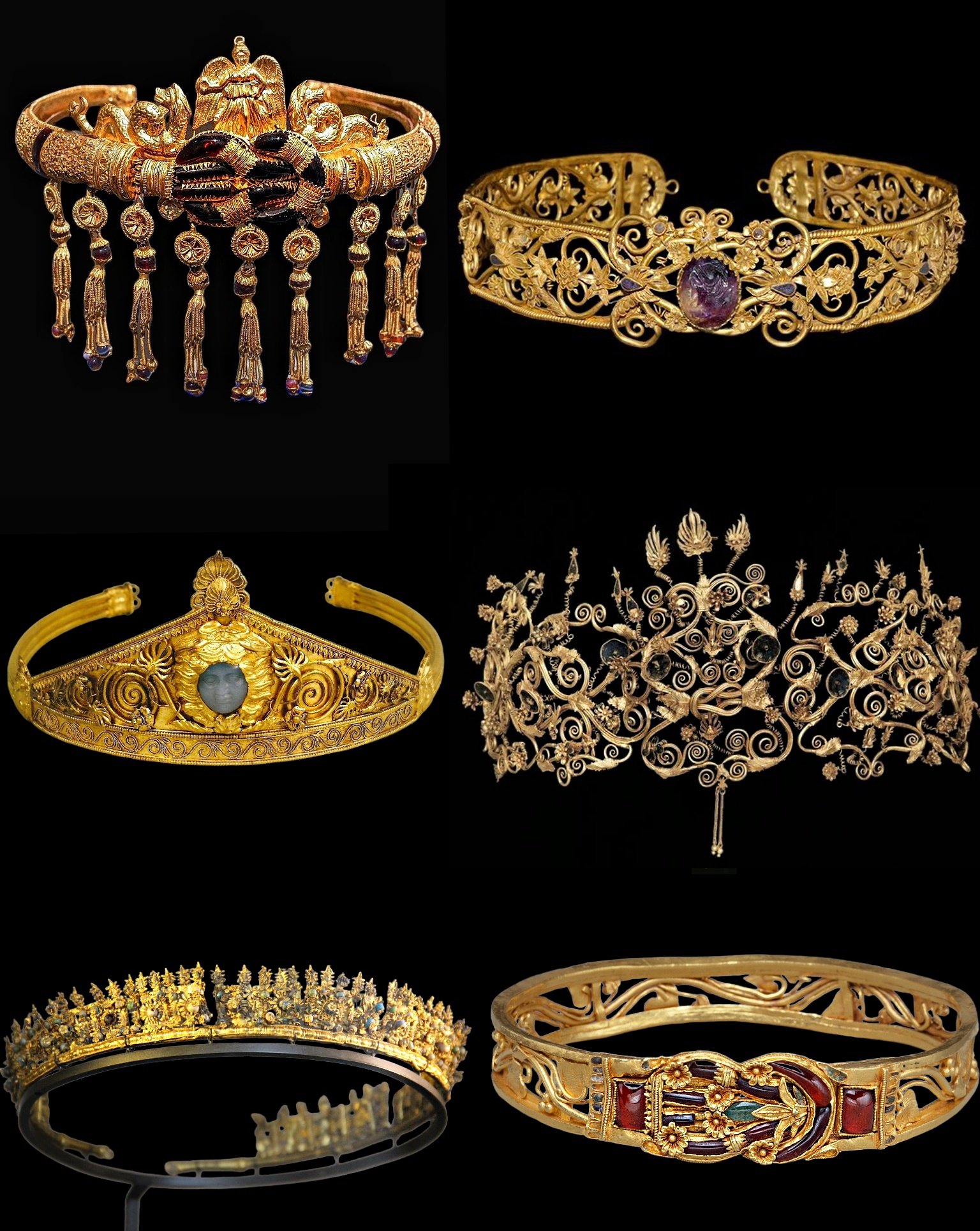Ancient Greek Queen Crown