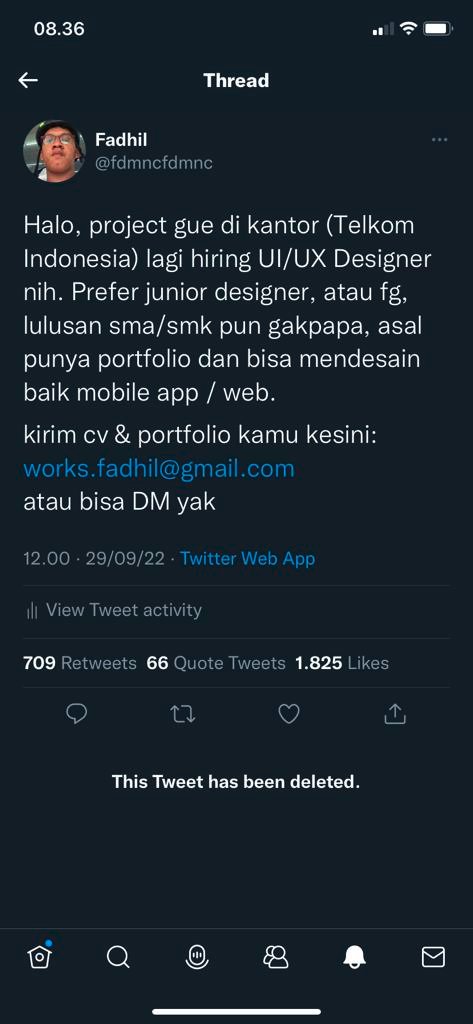 Fadhil on Twitter: "Review Mencari seorang Junior UI/UX Designer A thread https://t.co ...