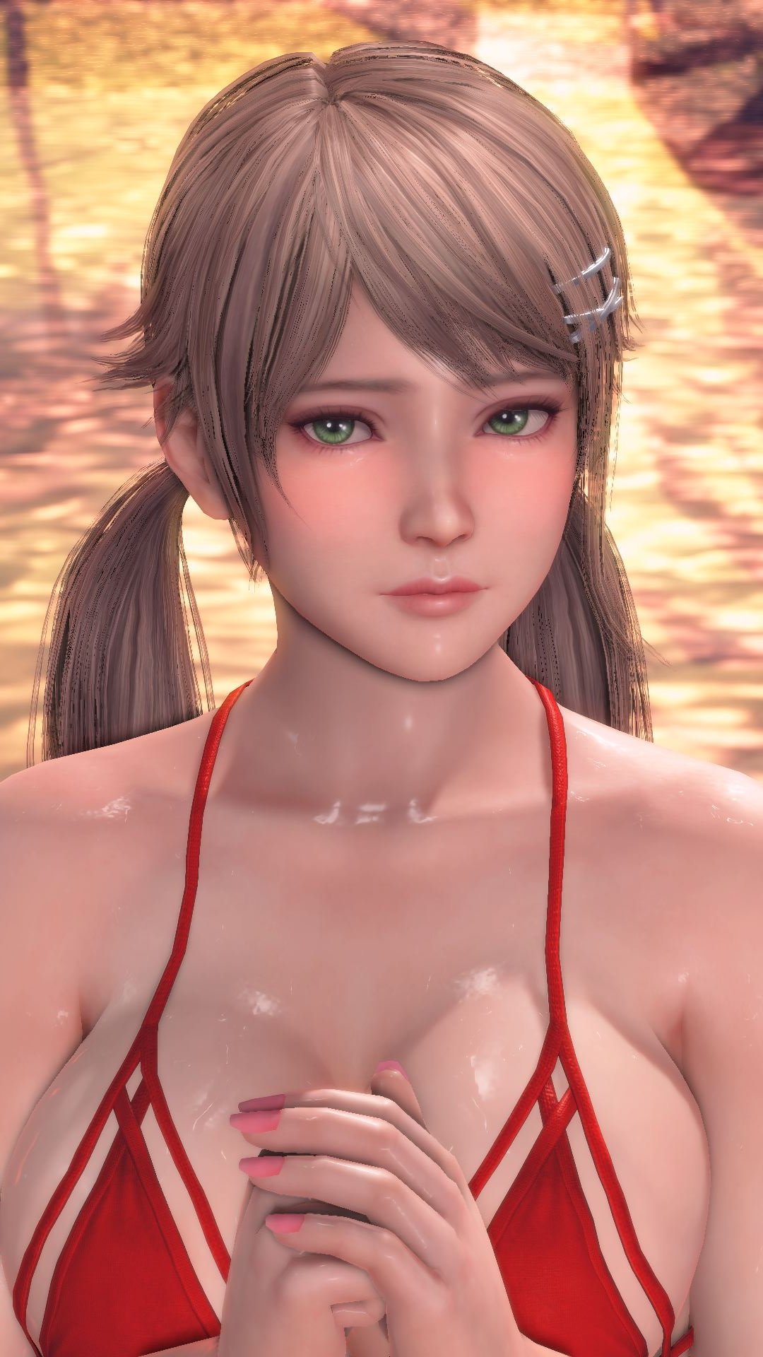 ショコラ@DOAXVV on Twitter: "「げ...元気だしなさいよ... あんたが落ち込んでると... 私も寂しくなるんだから...」 #DOAXVV #ブイブイ #エイミー ...