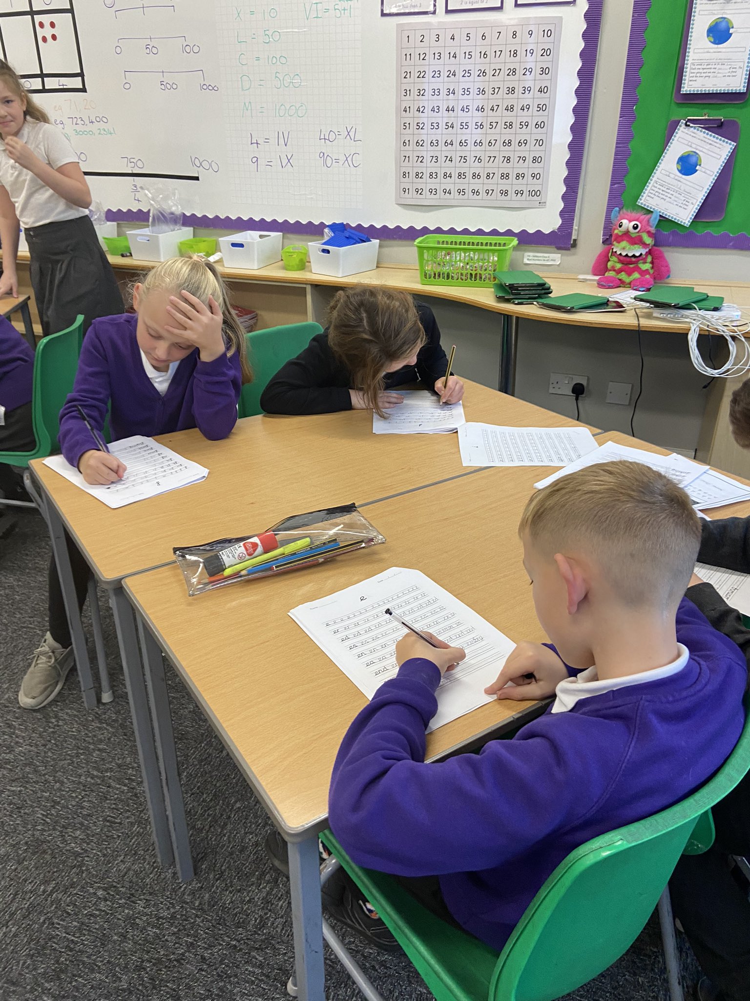 Mrs R Sinnott on Twitter: "Year 4 have been working hard to perfect their handwriting. We have ...