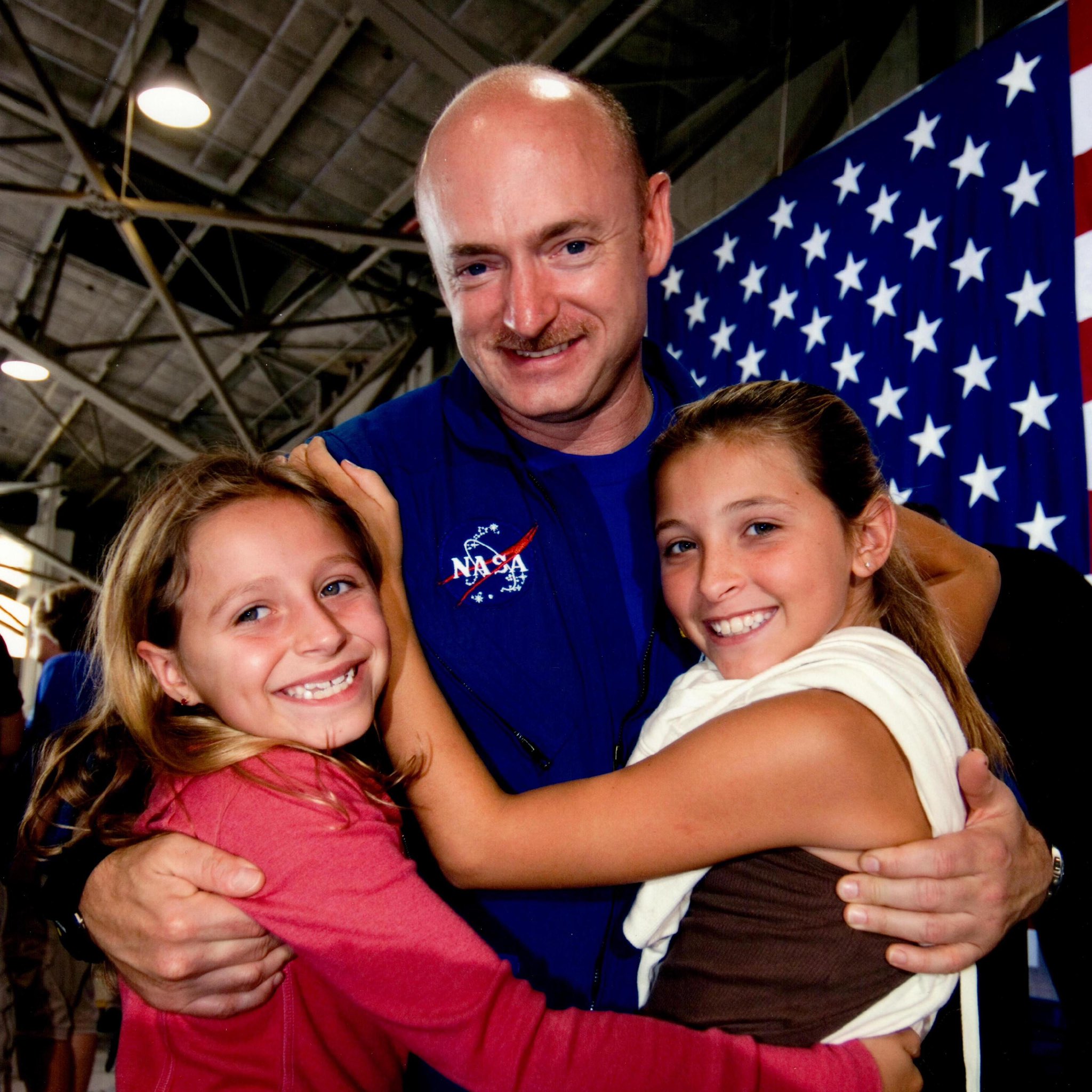 Astronaut Mark Kelly Daughters