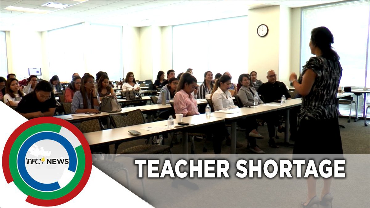 ABS-CBN News on Twitter: "RT @TFCNewsNow: Sa gitna ng kakulangan o shortage ng mga guro sa Las ...