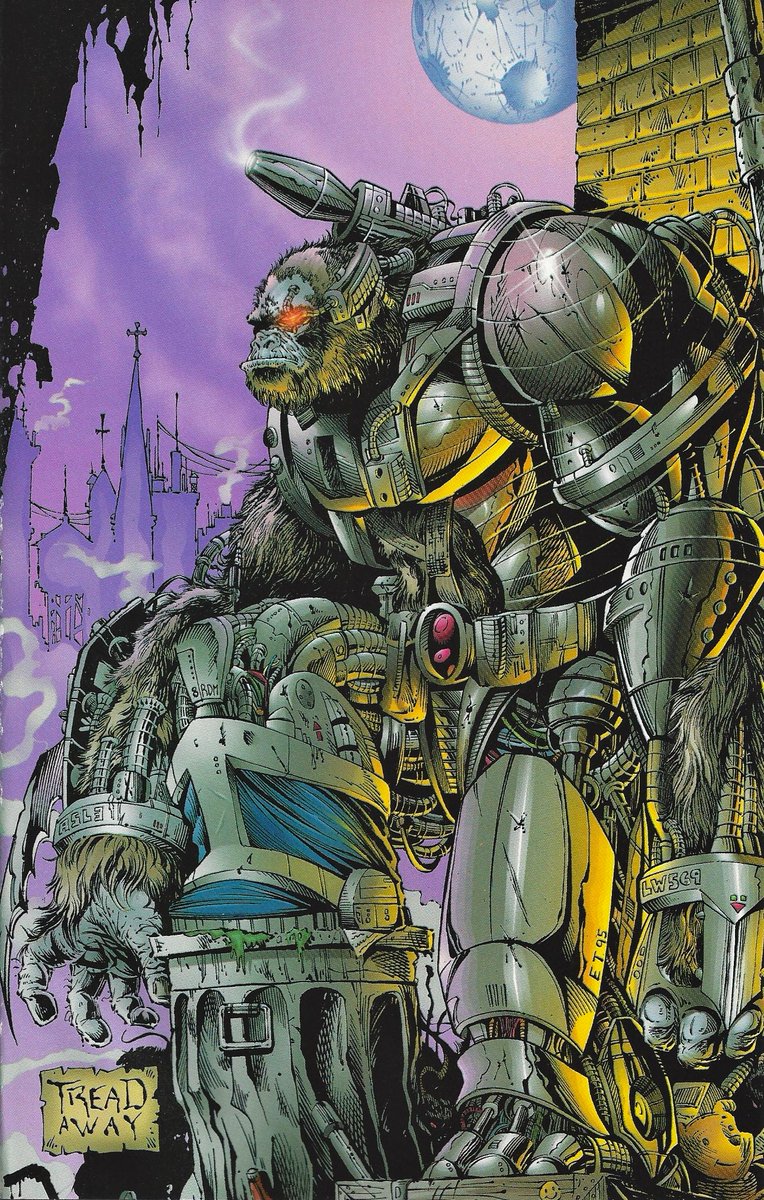 Daily Spawn Archive on Twitter: "Cy-Gor pin-up (1996). Art by Eric Treadway #Spawn"