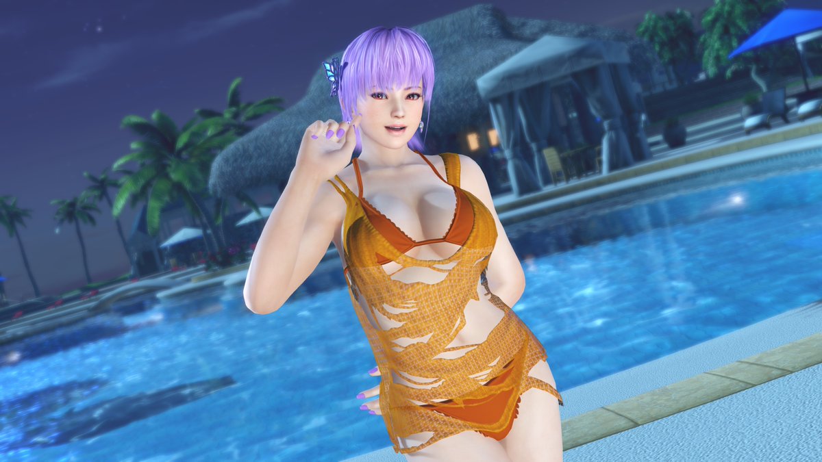 maro on Twitter: "今日のあやねさん。 #DOAXVV #あやね #パパイヤ 女神とバカンス満喫中！#ブイブイ #女神の一枚 https://doax ...