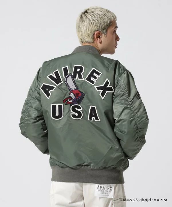 チェンソーマン情報局 on Twitter: "チェンソーマン × AVIREX MA-1、キャップの商品ページきたー！ 12:00予約開始です！ そしてバッグが在庫復活しました！ ⬇️こちら ...