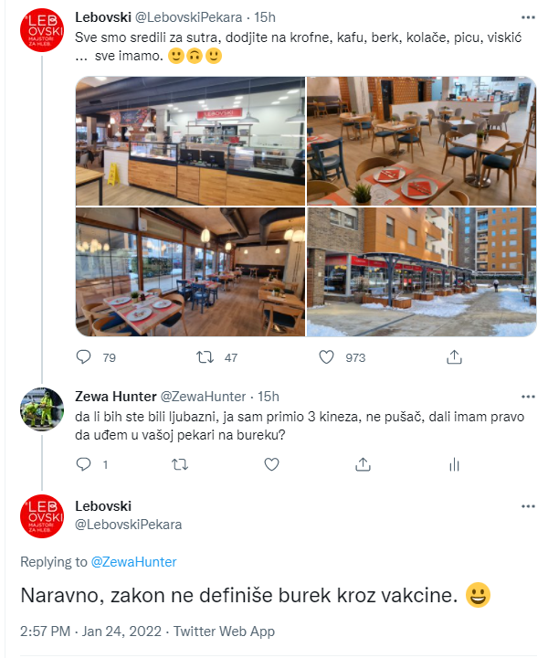 Zewa Hunter on Twitter: "@Bodljikava prema meni su bili predusretljivi https://t.co/Y2yRH6DLBt ...