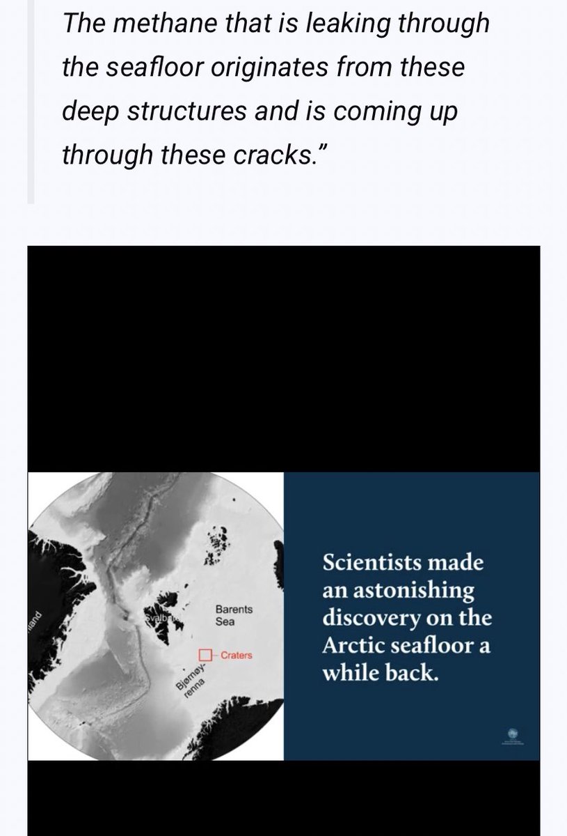 How ironic would it be if the burst methane pipes were actually due to ...