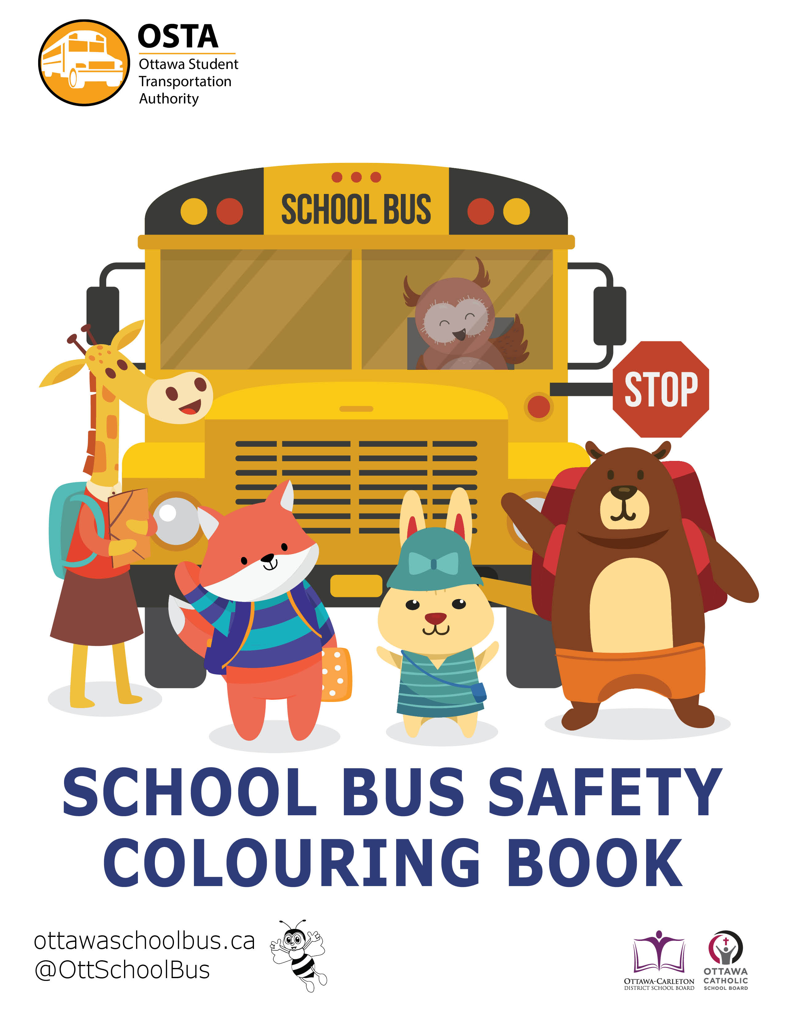 School Bus Safety Week Coloring Pages