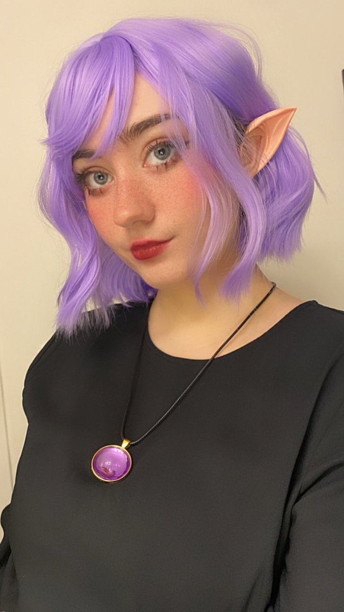 「Amity cosplay 💜🦉 #TheOwlHouse 」|Rachel Eaton @ Realtaのイラスト