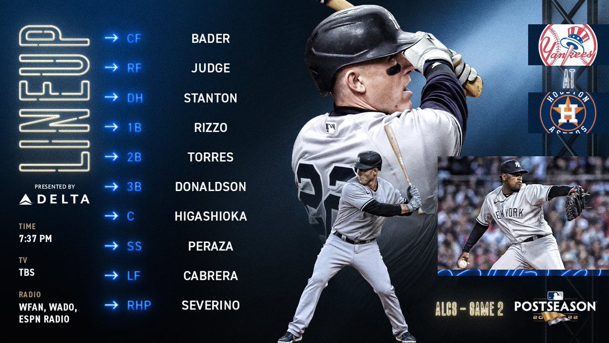 [LIVE] (MLB) NYY @ HOU 2022美聯冠軍系列戰 G2 - 看板 Baseball - 批踢踢實業坊