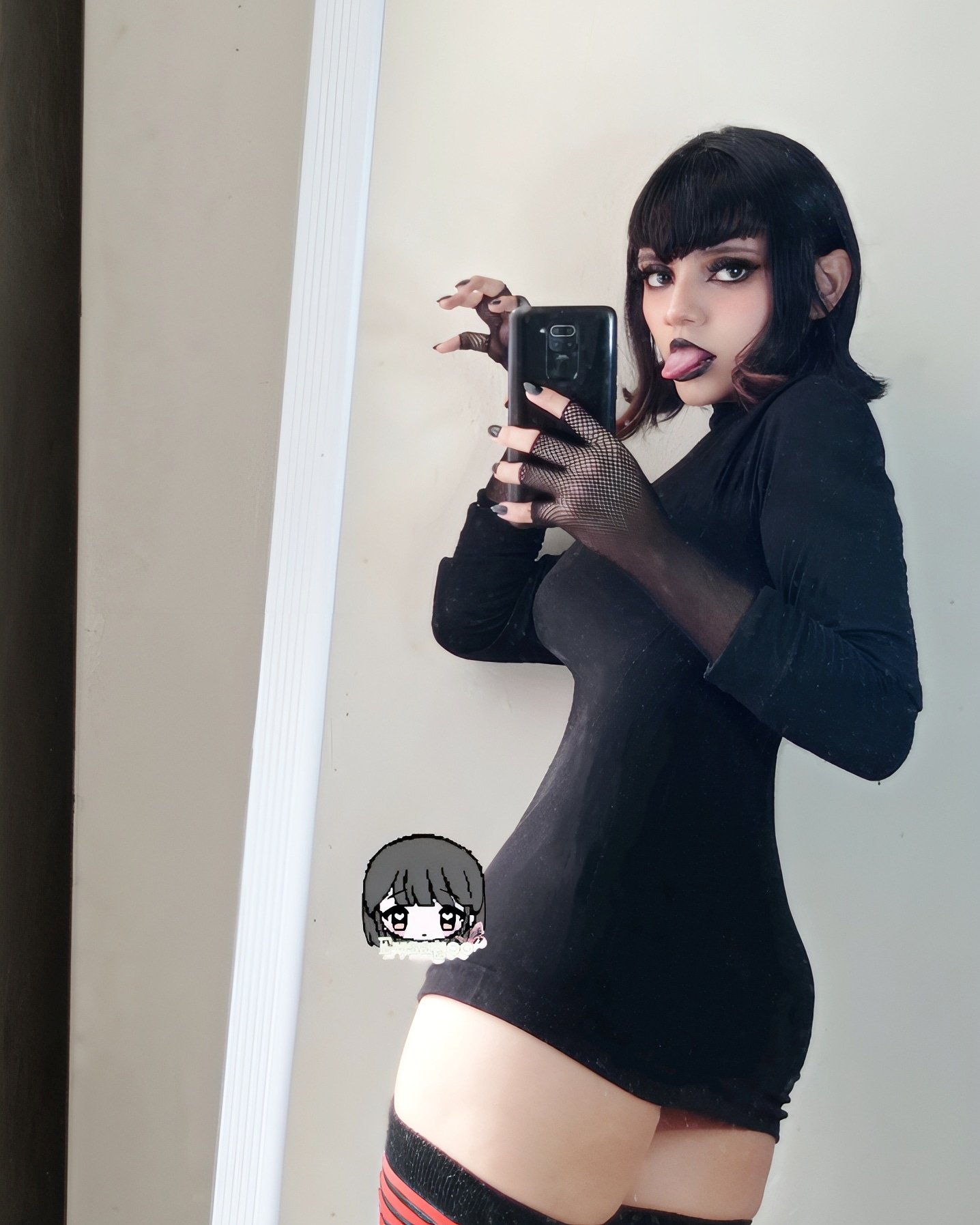 Evsagoo on Twitter: "El click debería ser eterno 😍😍😍 Cosp de mavis con pelos de michi uwu A ...