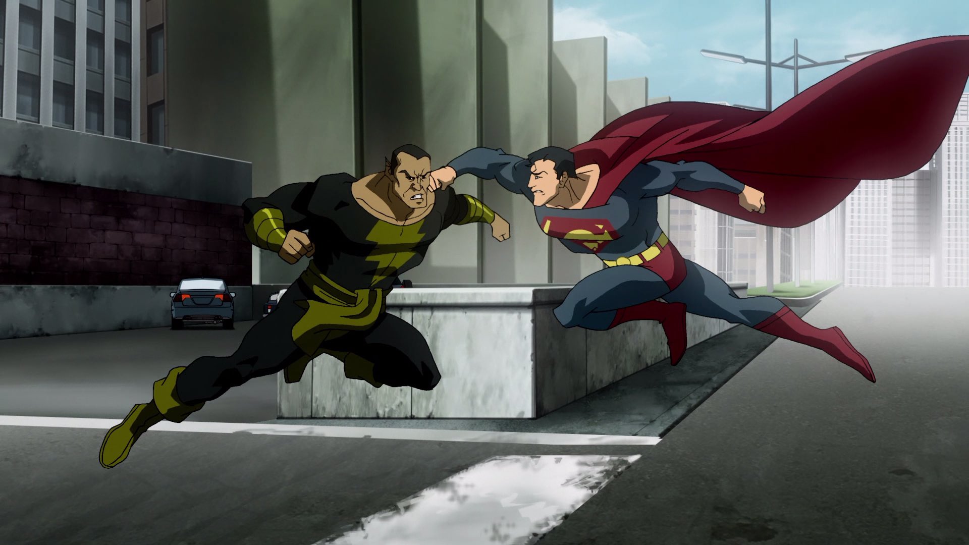 Superman Vs Black Adam Wallpaper