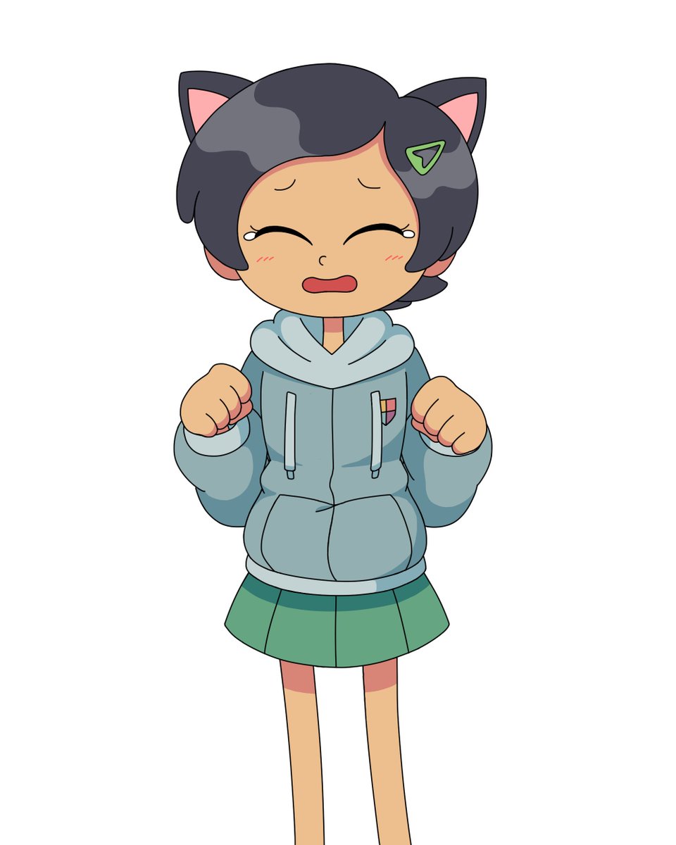 「Sad Cat Marcy 」|🍫みわ子💝のイラスト