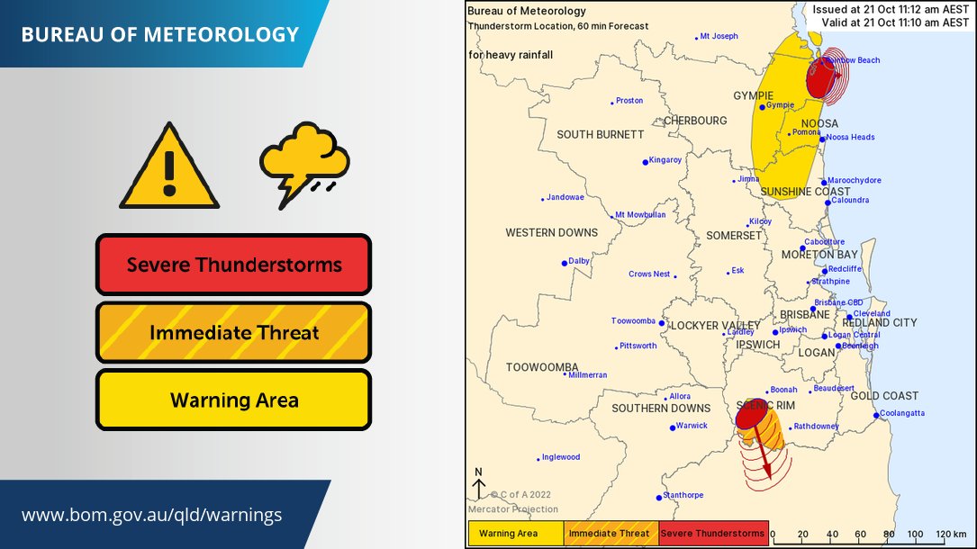 Queensland Police On Twitter Rt Bom Qld ⚠️⛈️ Severe Thunderstorm