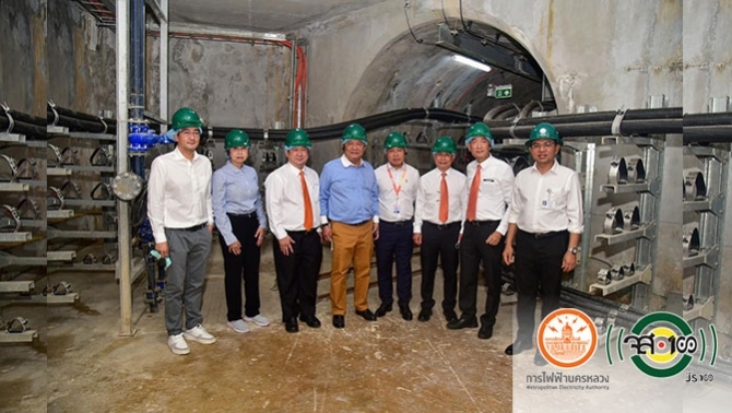JS100 on Twitter: "คณะกรรมการ MEA ลงพื้นที่ติดตามเยี่ยมชมศักยภาพด้านระบบไฟฟ้าของ MEA >> https ...