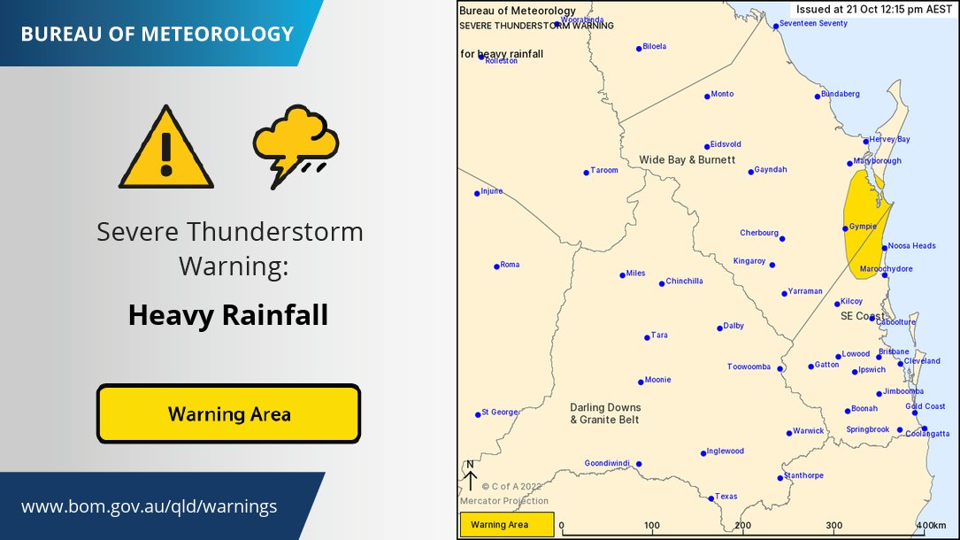 Bureau Of Meteorology Queensland On Twitter ⚠️⛈️ Severe Thunderstorm