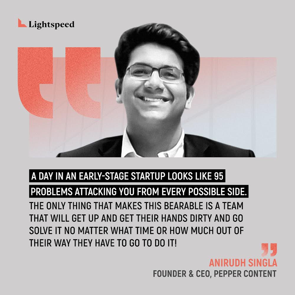 Lightspeed India on Twitter: "Surround yourself with people who are committed to your vision and ...