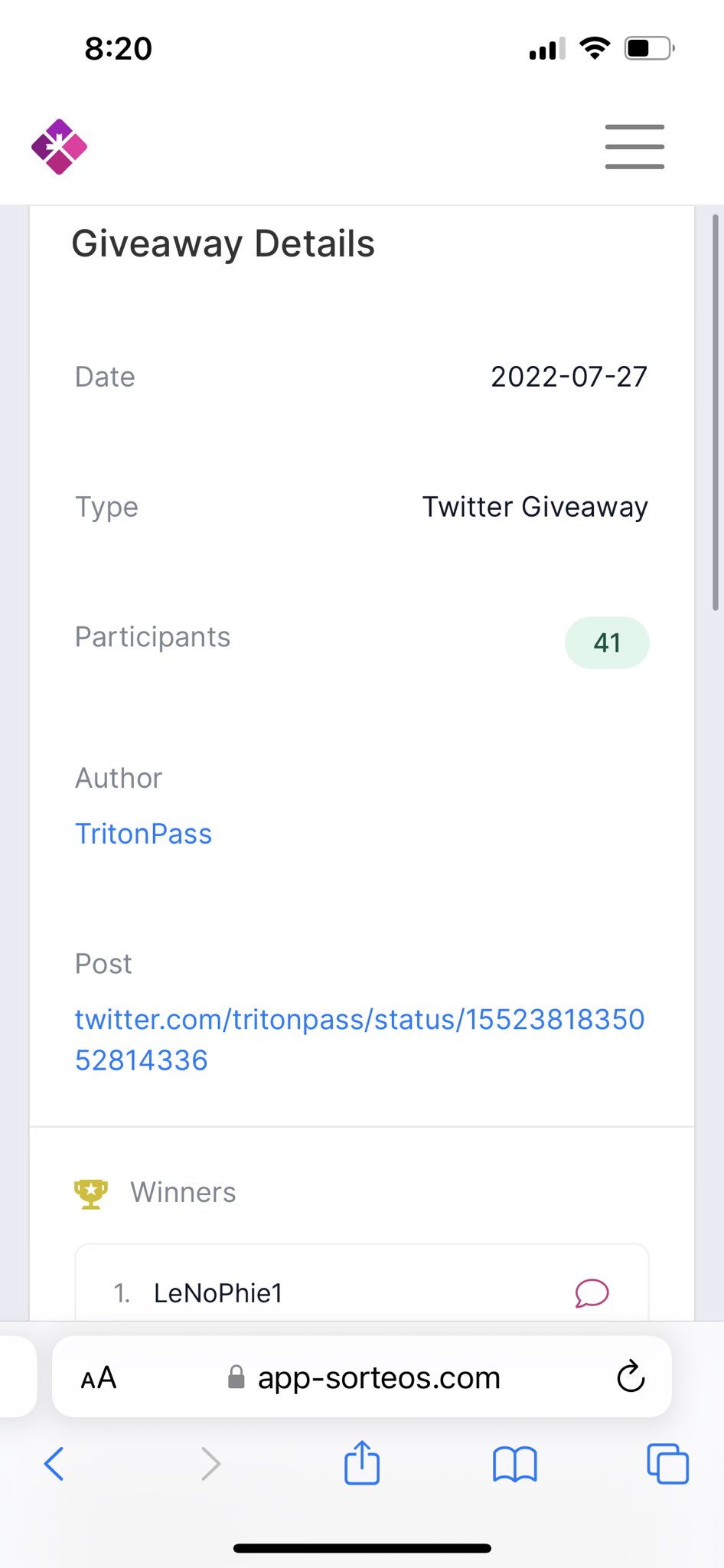 Triton (@TritonPass_c) / Twitter