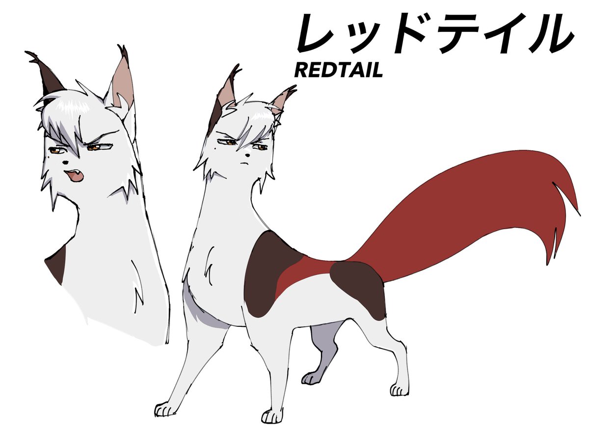 REAL Studios on Twitter: "official character sheets for rusty and redtail! (art and rusty design ...