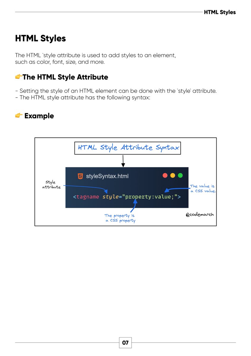 Learn HTML & CSS with amazing Visuals. The Complete Guide: Thread🧵 - Thread from Mohammed Junaid ...