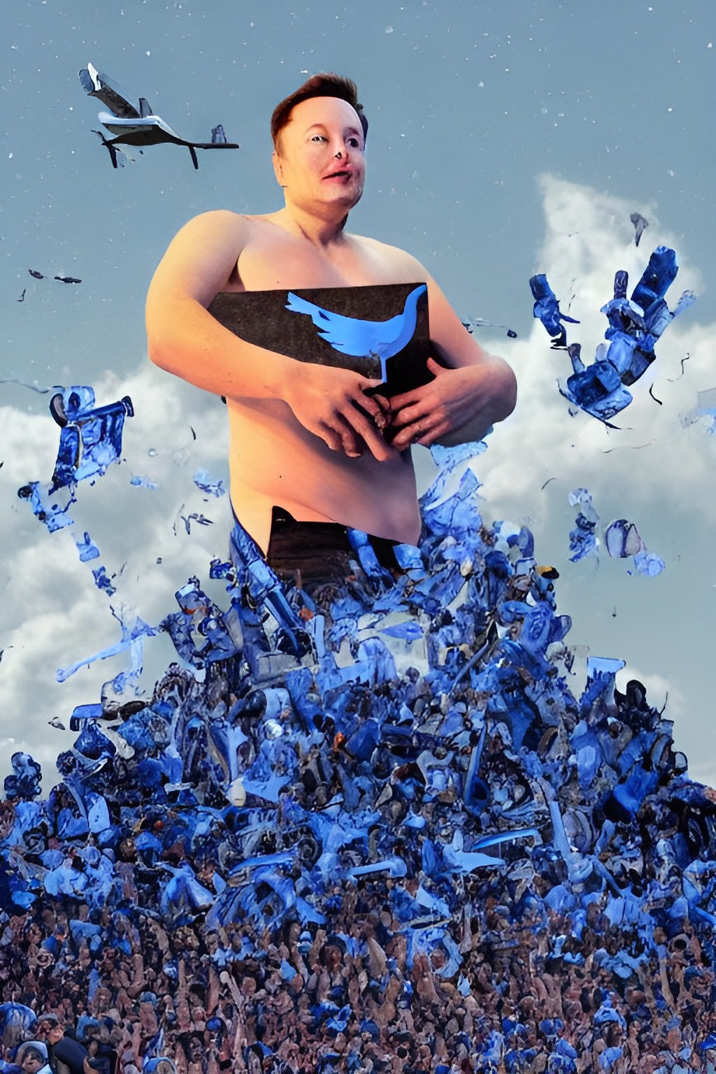 Enhance Insights on Twitter: "@beeple AI image generator with prompt “@elonmusk firing 75% of ...